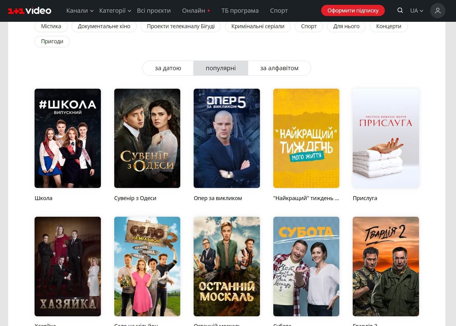 ТОП 25: Кращі сайти з серіалами (2025) • OnDistance